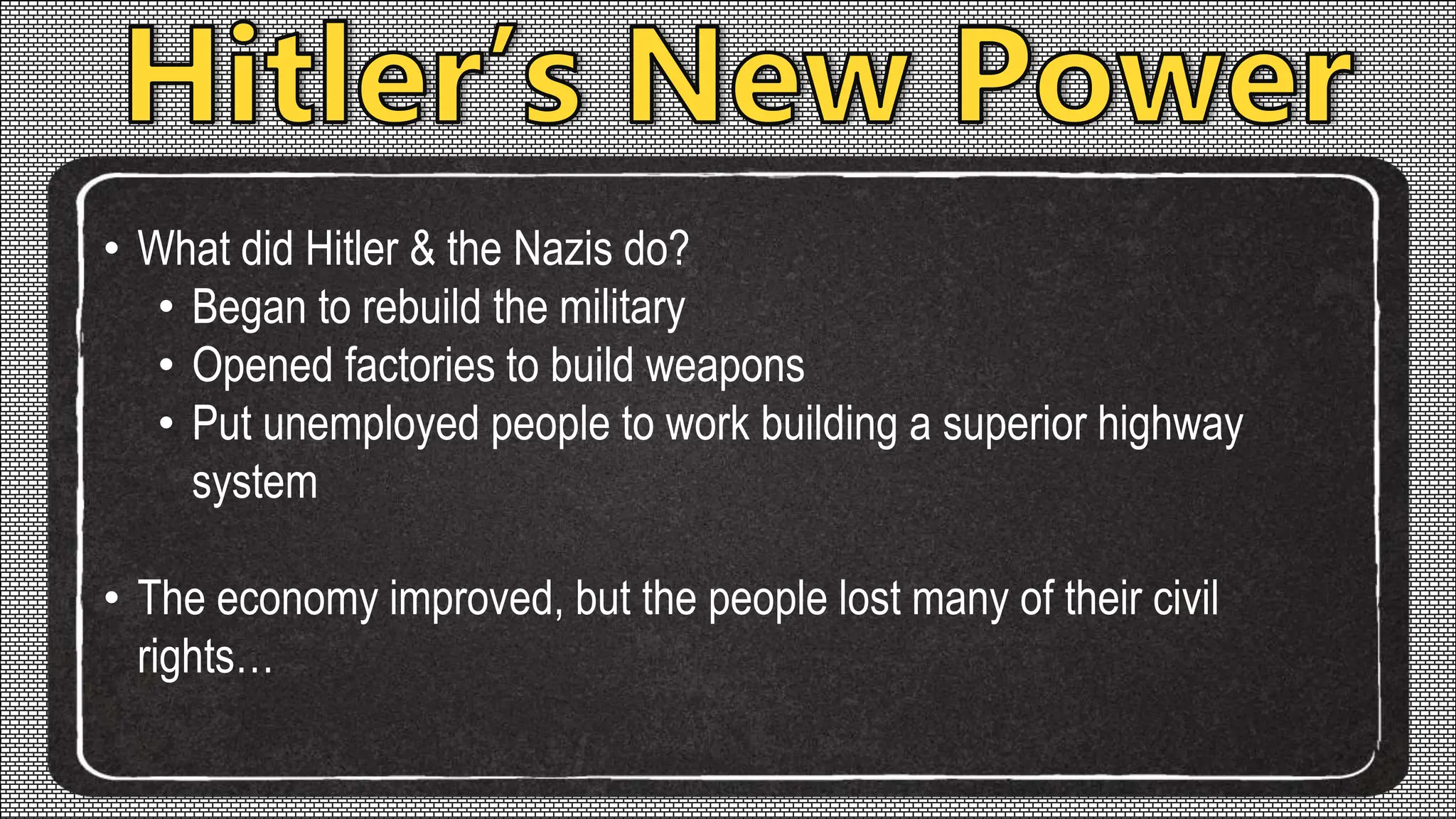 Democracy and the Rise of Nazism in Post-war Germany | PPTX