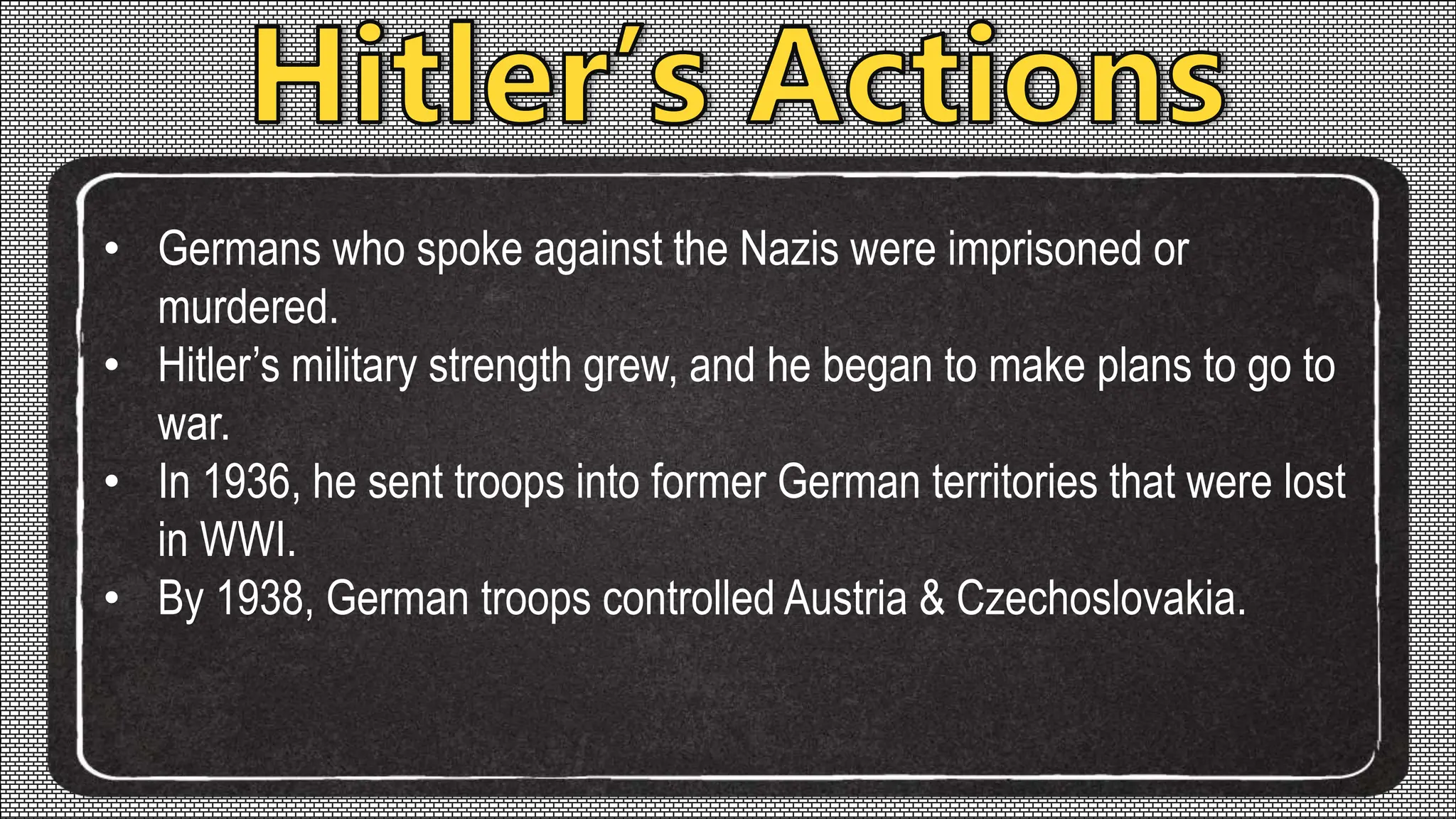 Democracy and the Rise of Nazism in Post-war Germany | PPTX