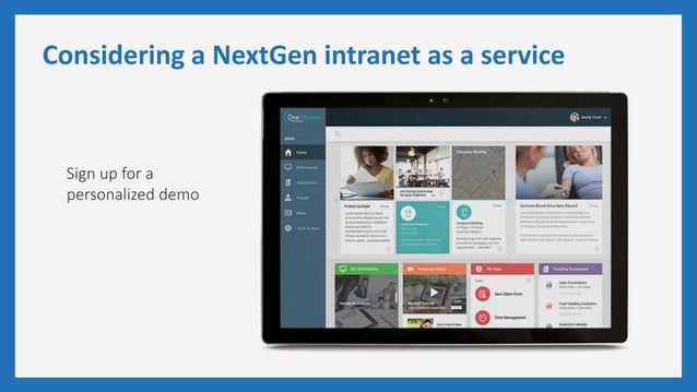 Webinar: The Rise of NextGen Intranets: Introducing OneWindow Workplace ...