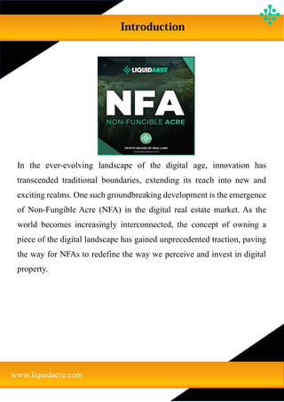 The Rise of Non-Fungible Acre (NFA) in the Digital Real Estate Market | PDF