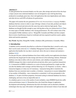 The Rise of Nosql Databases | PDF | Databases | Computer Software and ...