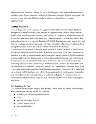 The Rise of Nosql Databases | PDF | Databases | Computer Software and ...
