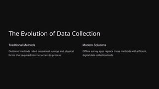Data Collection: The Rise of Offline Survey Apps | PPT