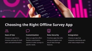 Data Collection: The Rise of Offline Survey Apps | PPT