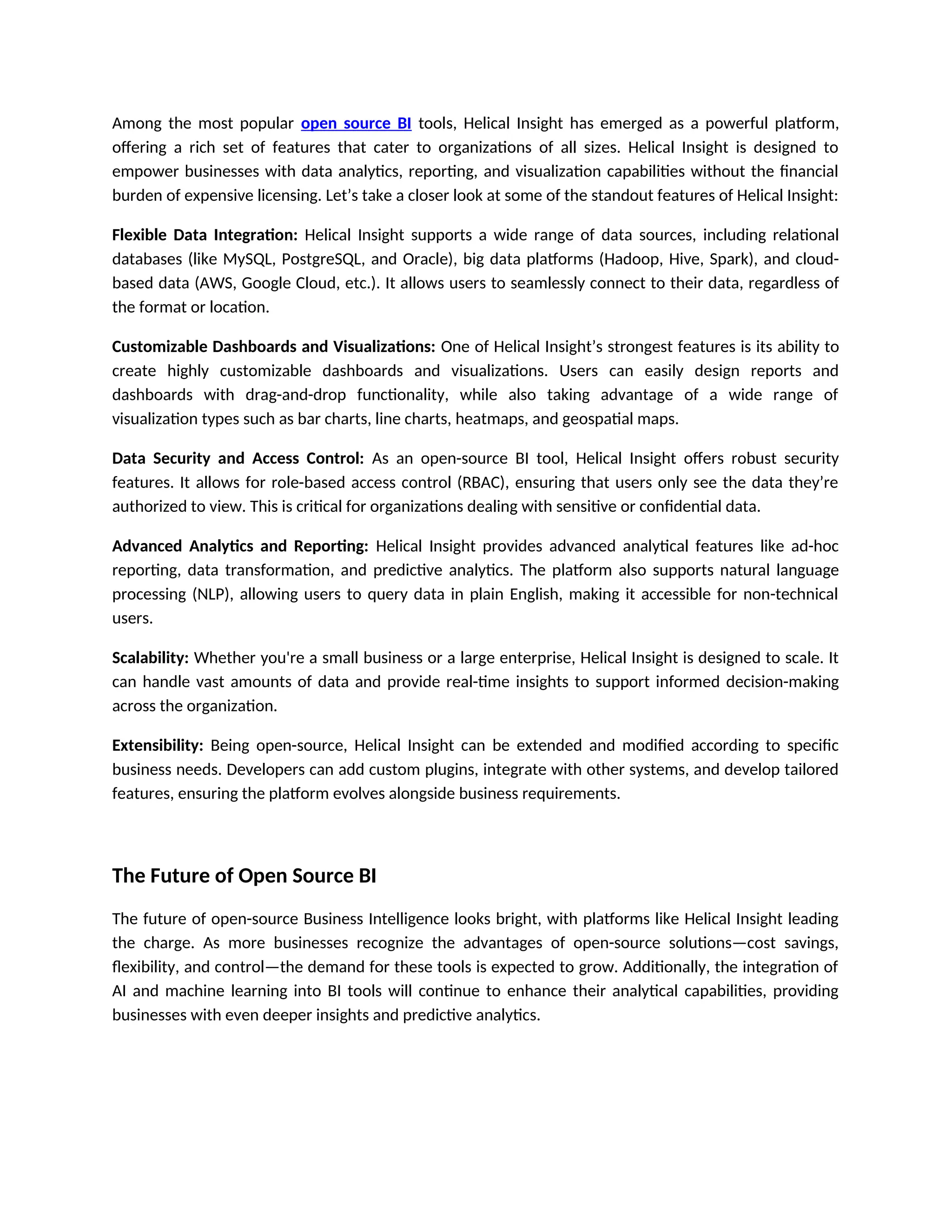 The Rise of Open Source Business Intelligence Helical Insight.docx