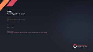 CodePolitan Webinar: The Rise of PHP | PPT