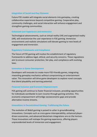 The Rise of Play-to-Earn: Web3 Gaming's Economic Revolution | PDF