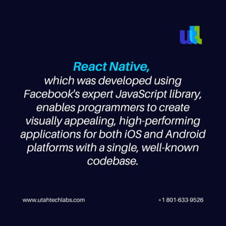 The Rise of React Native: Changing the Face of Mobile App Development | PDF