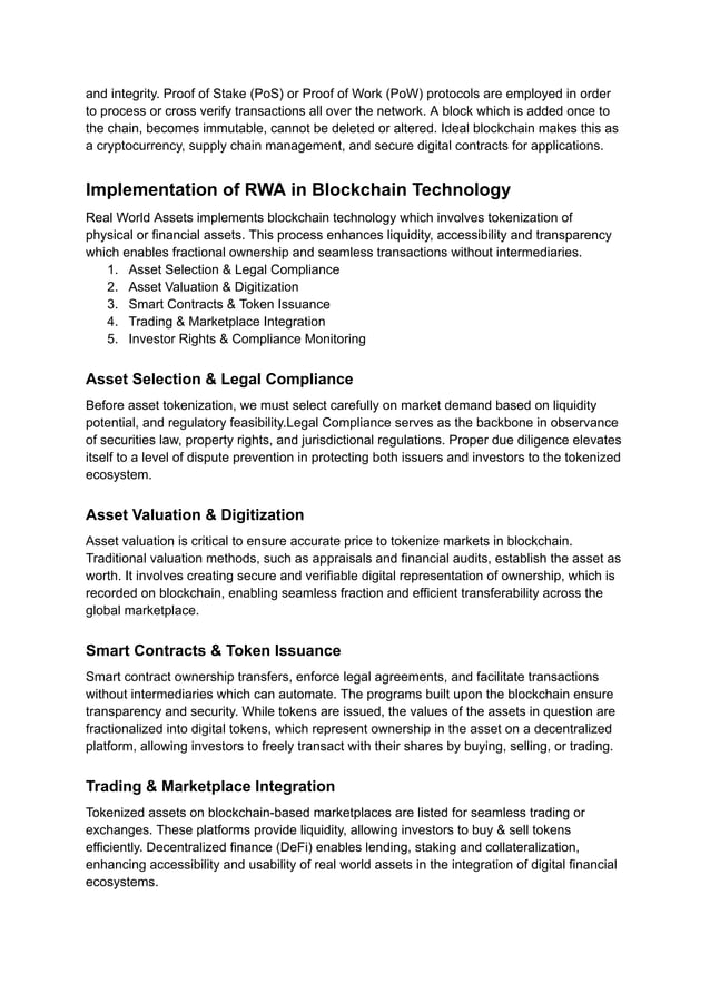 The Rise of Real World Asset Tokenization and How is it implemented in Blockchain Technology.pdf