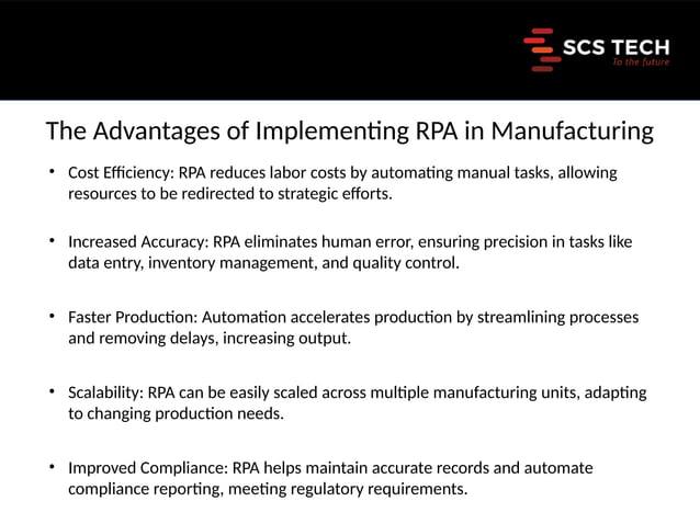 The Rise of RPA in Manufacturing in India.pptx