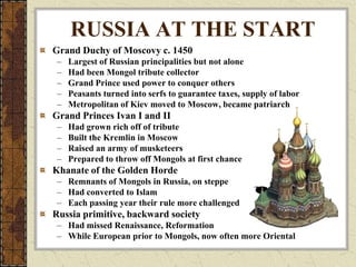 The Rise of Russia | PPTX
