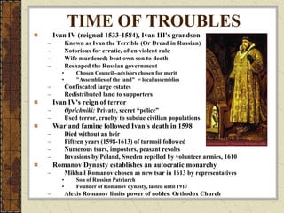 The Rise of Russia | PPTX