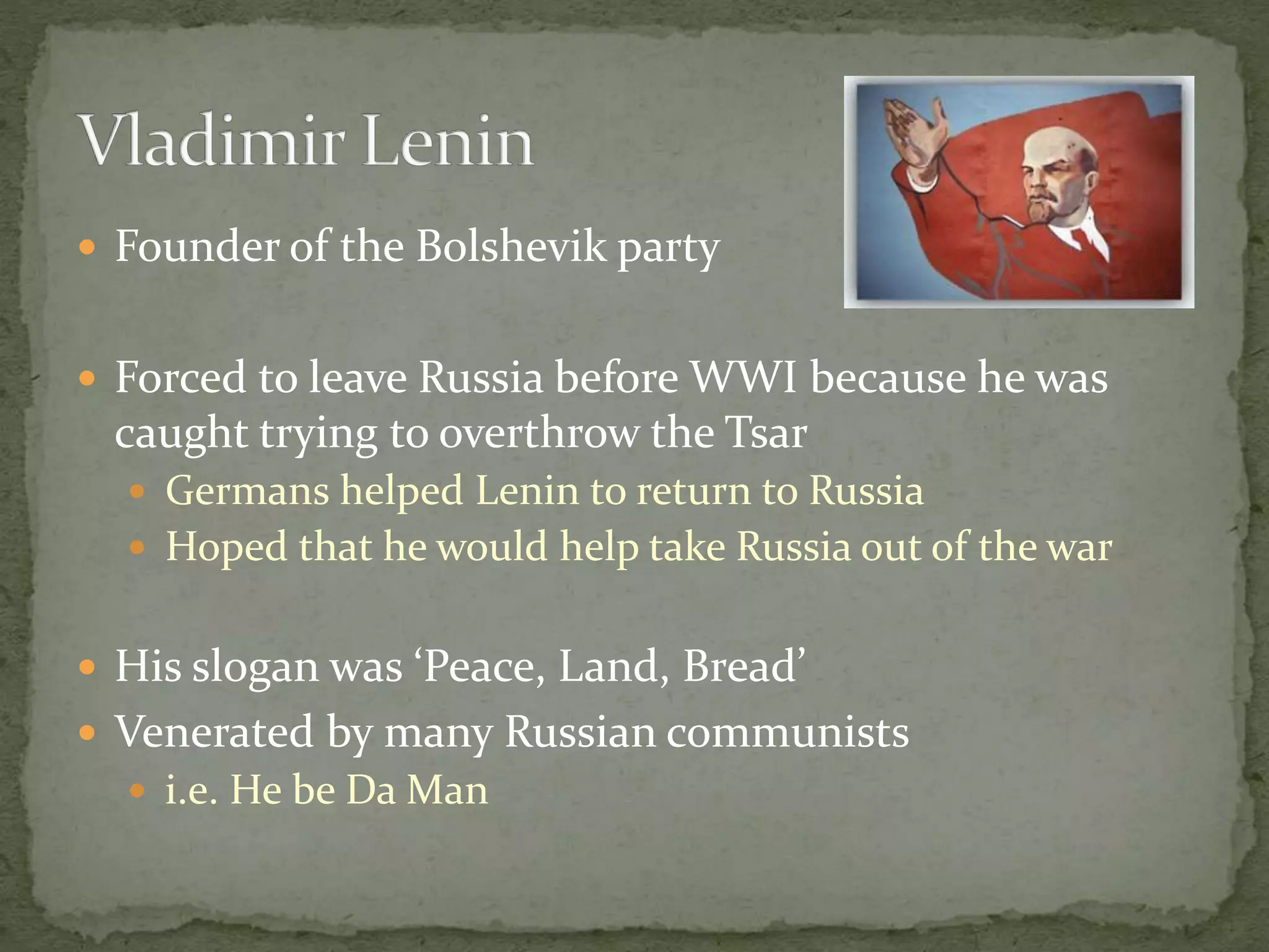 The Rise of Stalin - Part 1 | PPTX