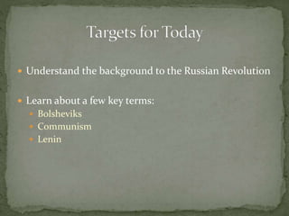 The Rise of Stalin - Part 1 | PPTX