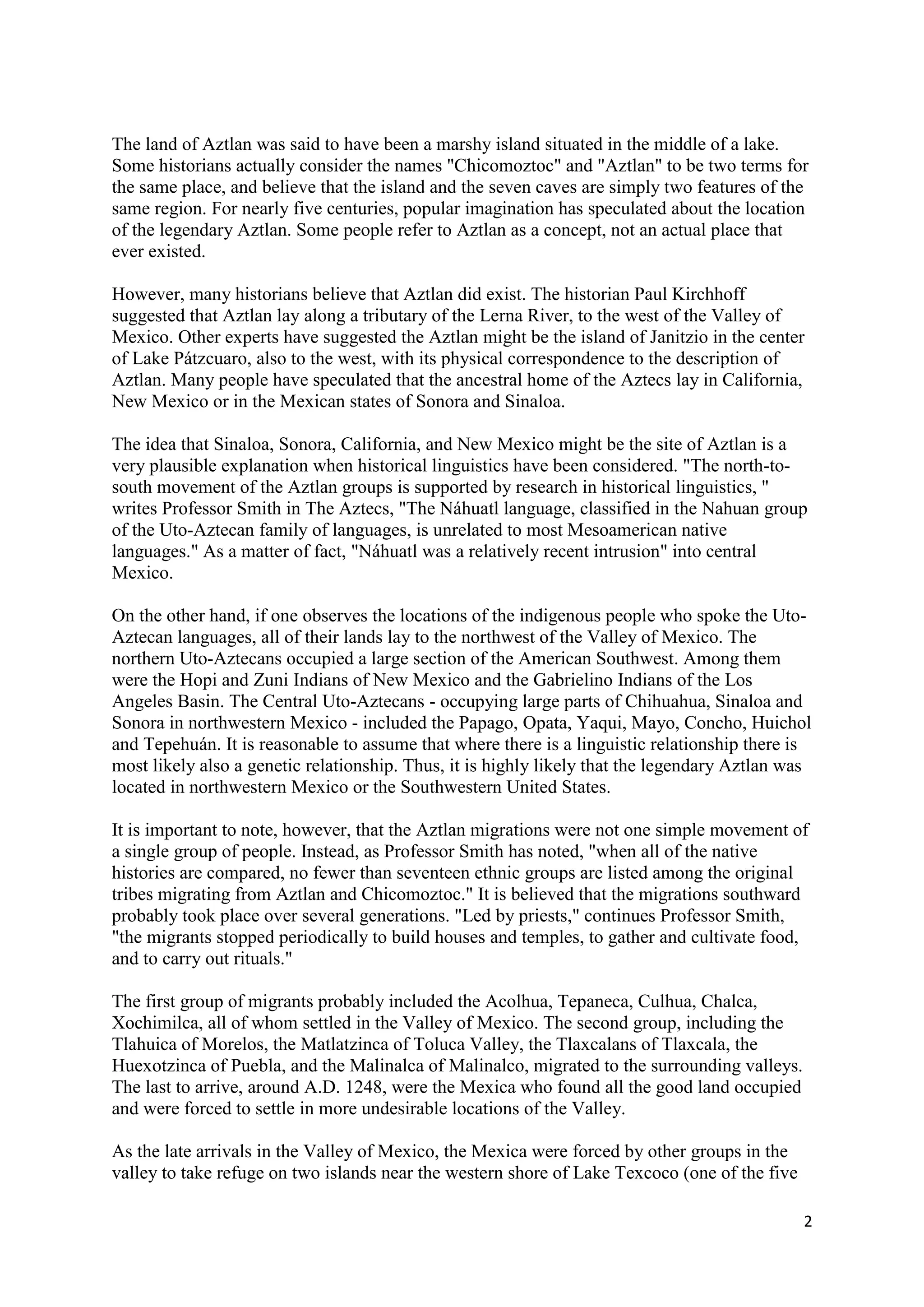 The rise of the aztec empire | PDF