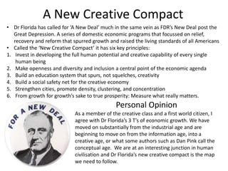 The rise of the creative class | PPT