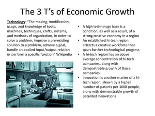 The rise of the creative class | PPT