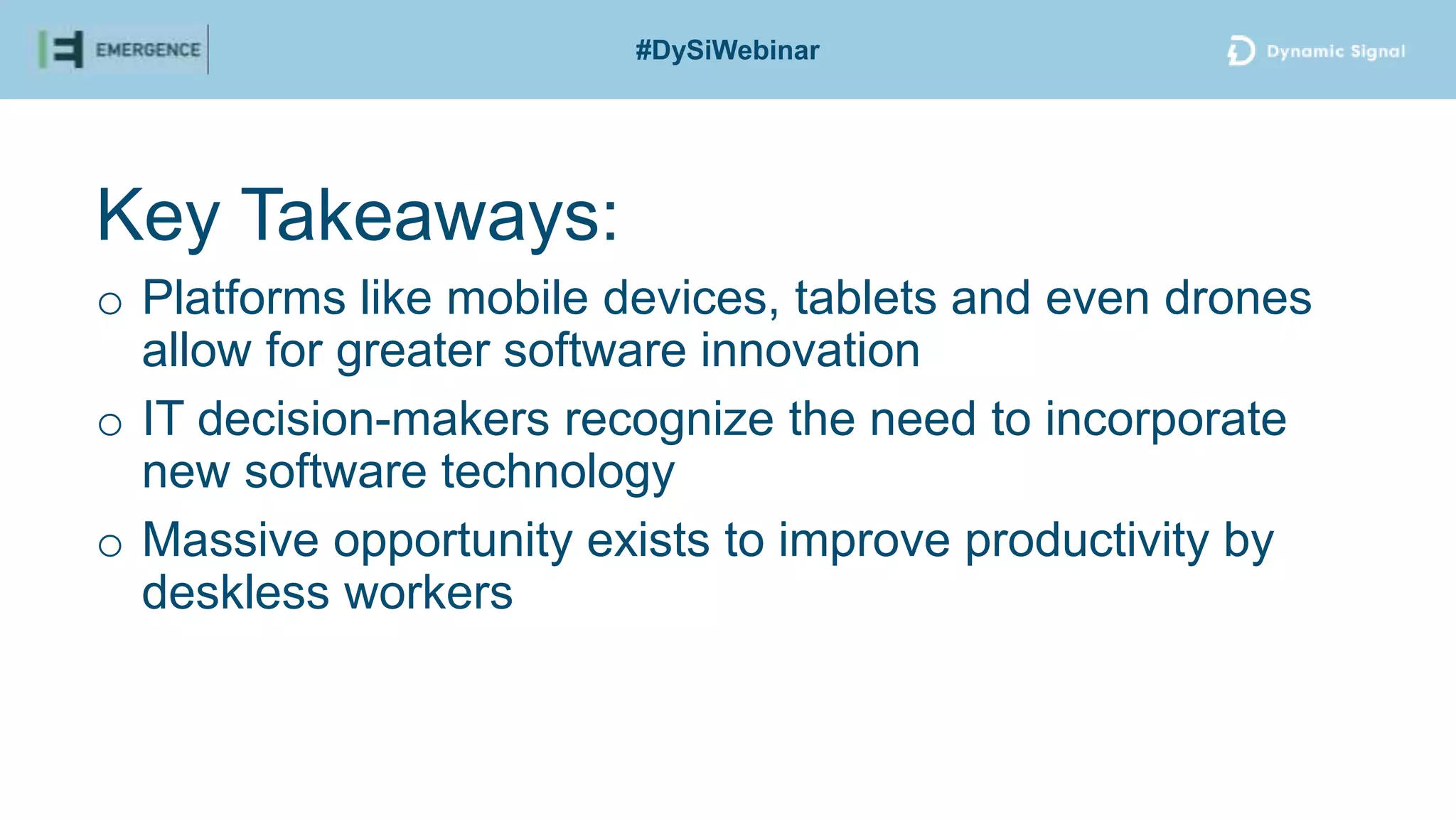 The Rise of the Deskless Workforce | PPTX