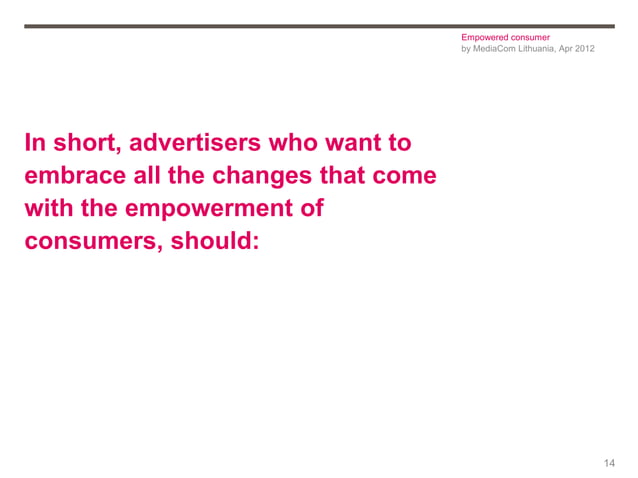 The rise of the empowered consumer | PPT