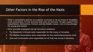 The rise of the Nazis | PPT