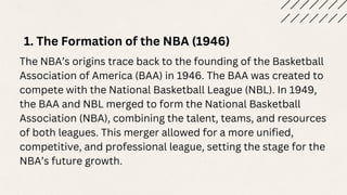 The Rise of the NBA Key Moments in Basketball History. .pdf.pdf