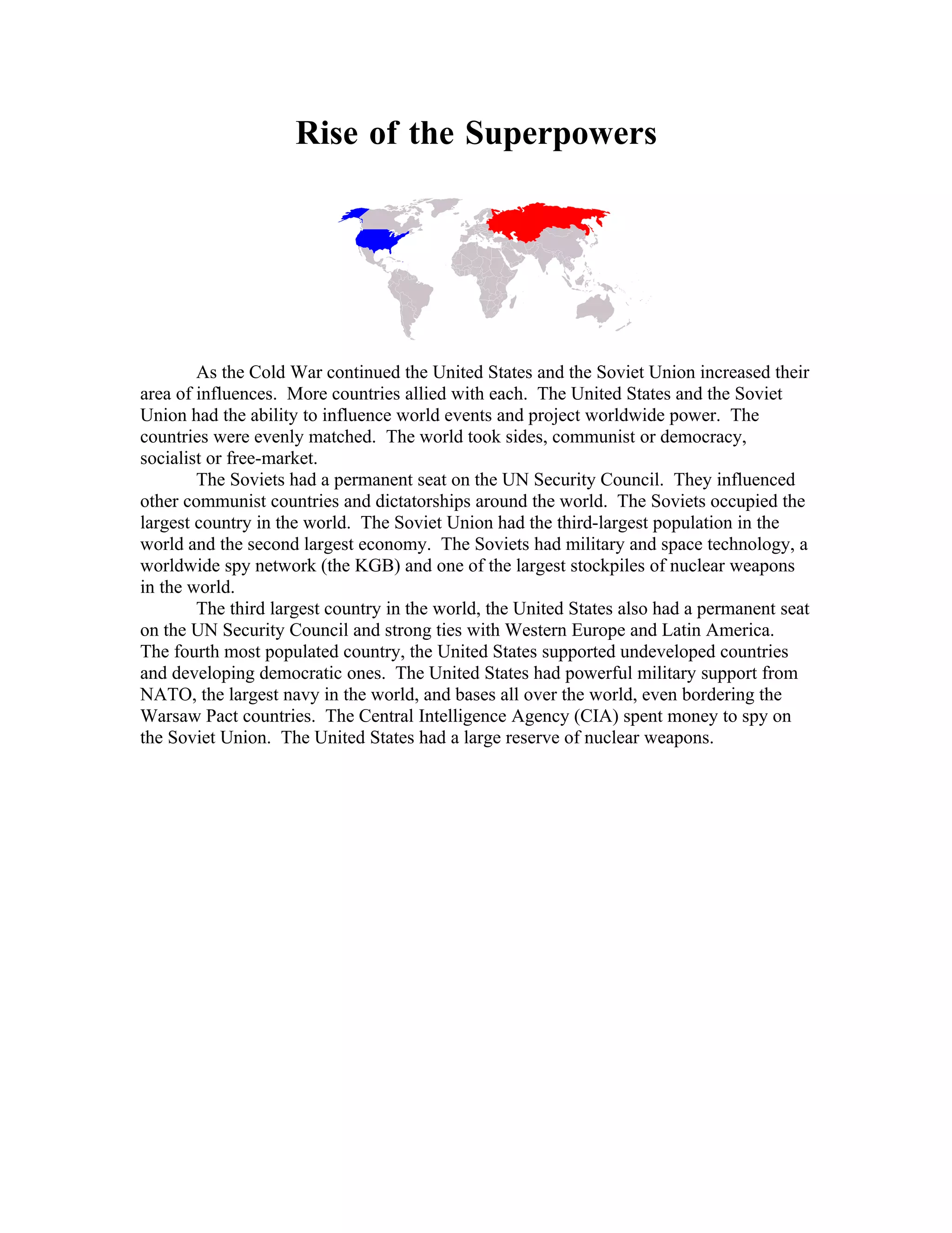 The Rise Of The Superpowers Station | DOC