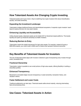 The Rise of Tokenized Assets and What It Means.docx