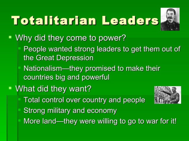 The rise of totalitarianism | PPT