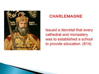 The rise of universities | PPT