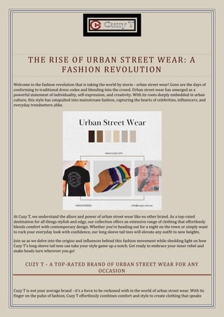 The Rise of Urban Street Wear A Fashion Revolution.pdf