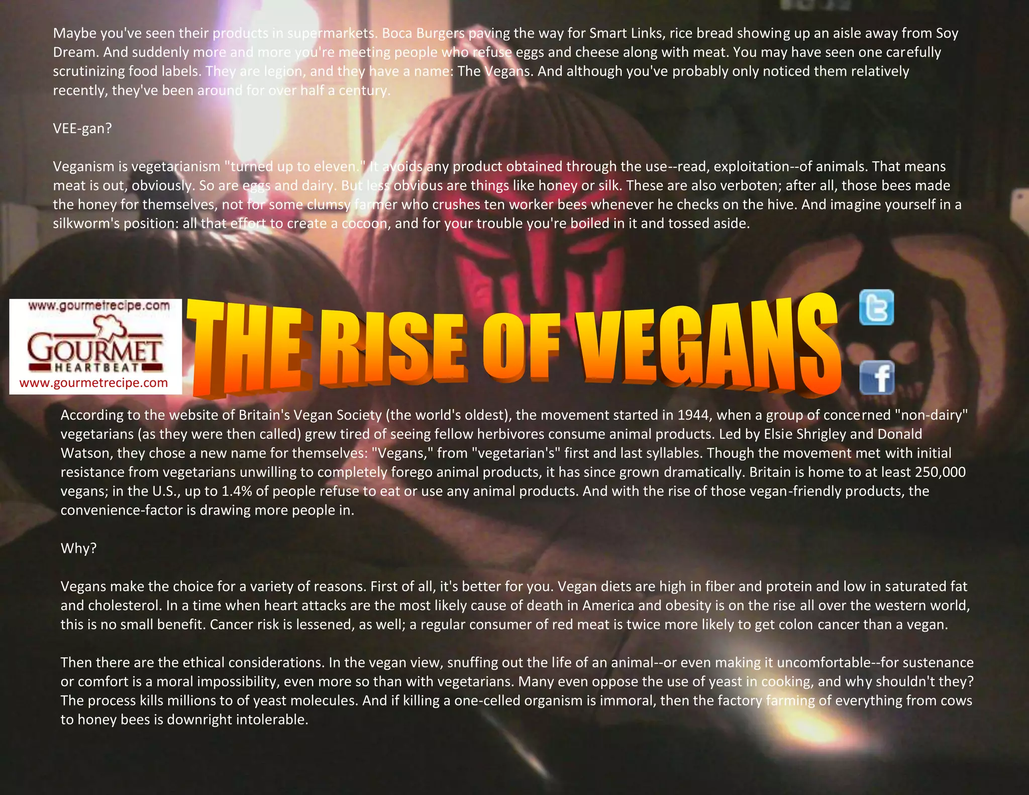 The rise of vegans | DOCX