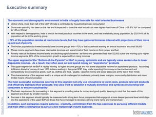 The Rising Bottom of the Pyramid in India | PDF