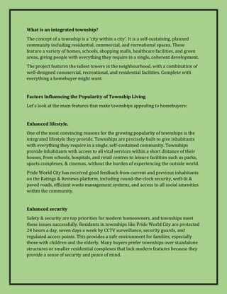 The rising popularity of townships in India.pdf