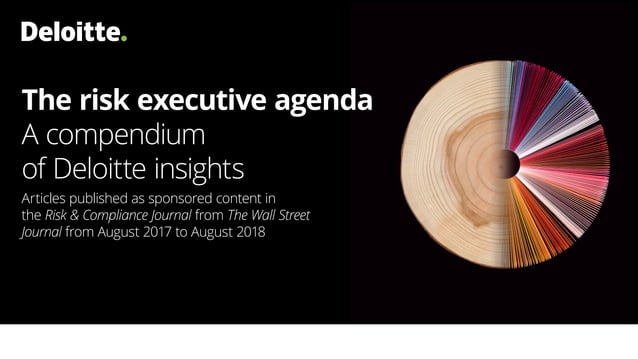 The risk executive agenda -- A compendium of Deloitte insights | PDF