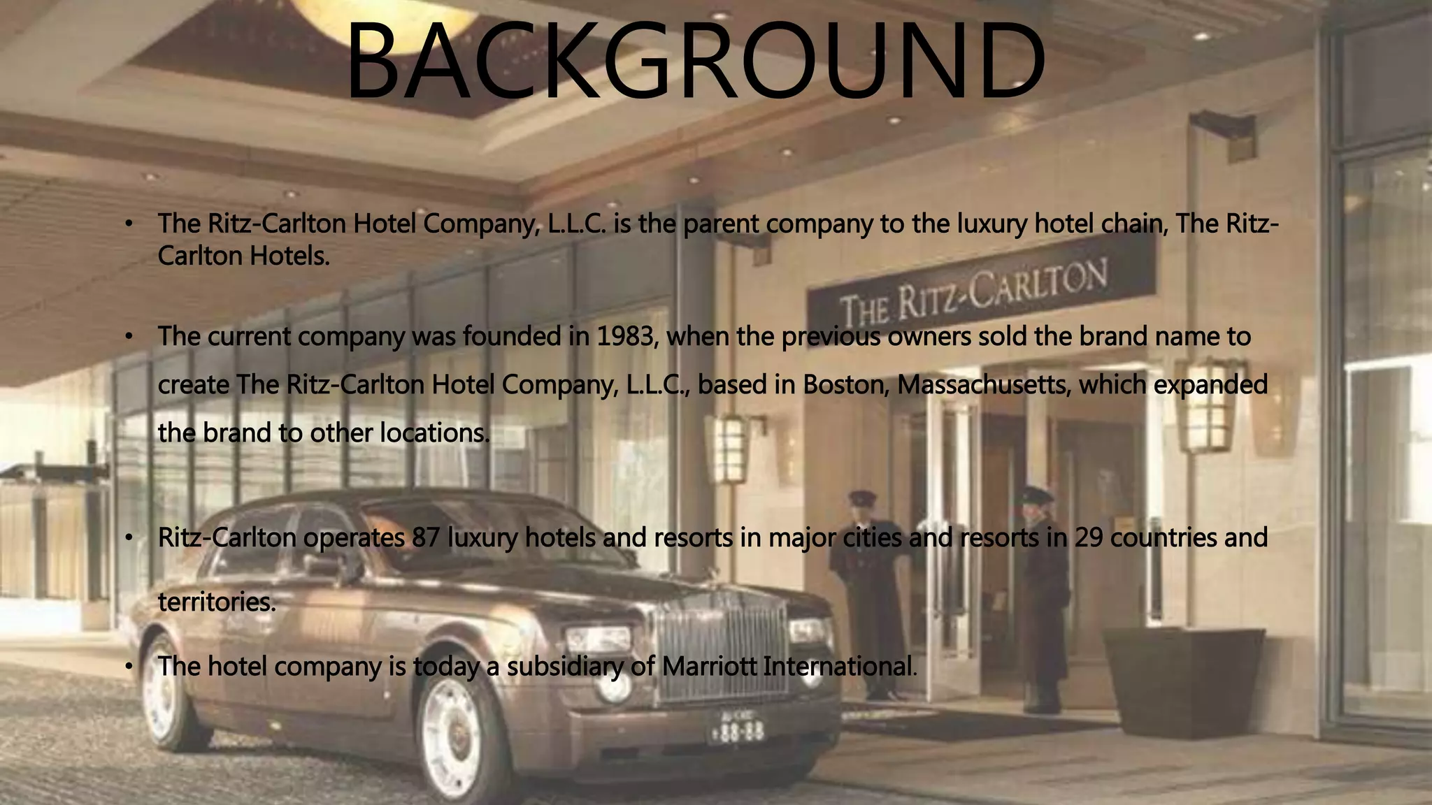 The Ritz-Carlton Case Study | PPTX