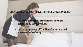 The Ritz-Carlton Case Study | PPTX