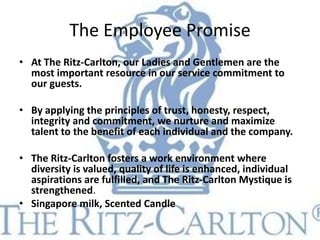 The ritz carlton | PPTX