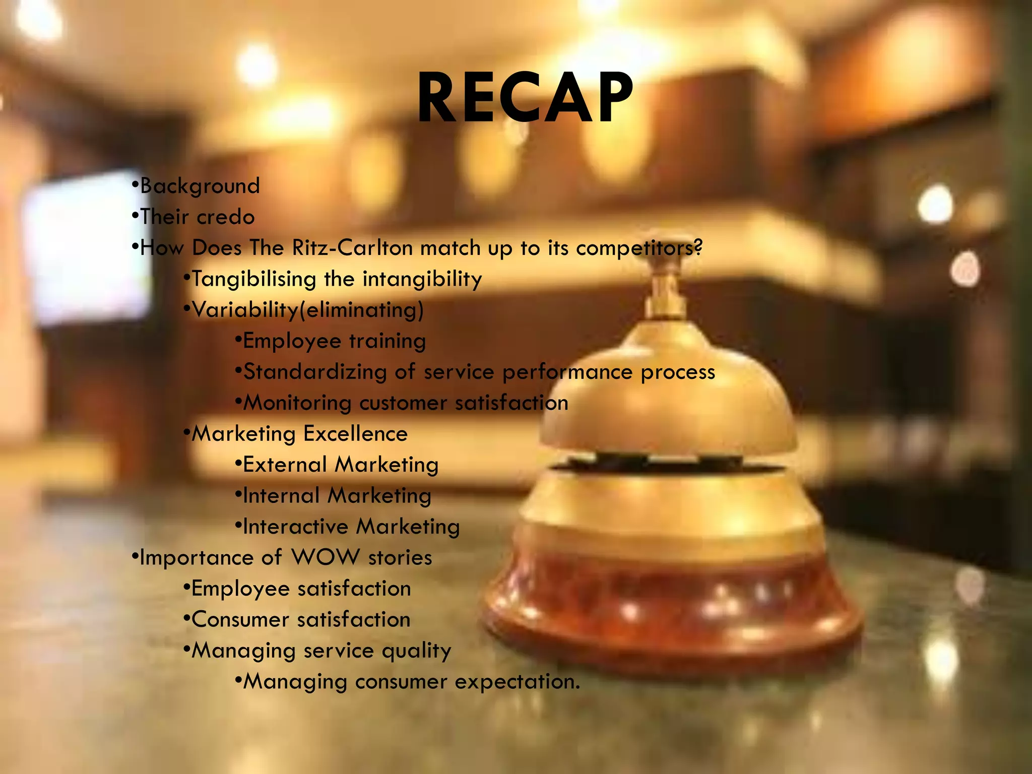 The Ritz Carlton | PDF