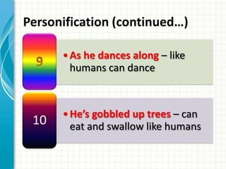 The River - poetic devices | PPTX