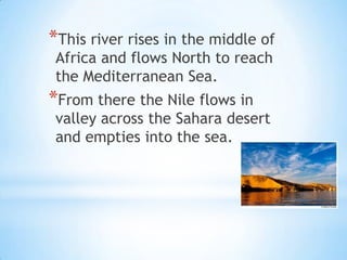 The river nile. | PPTX