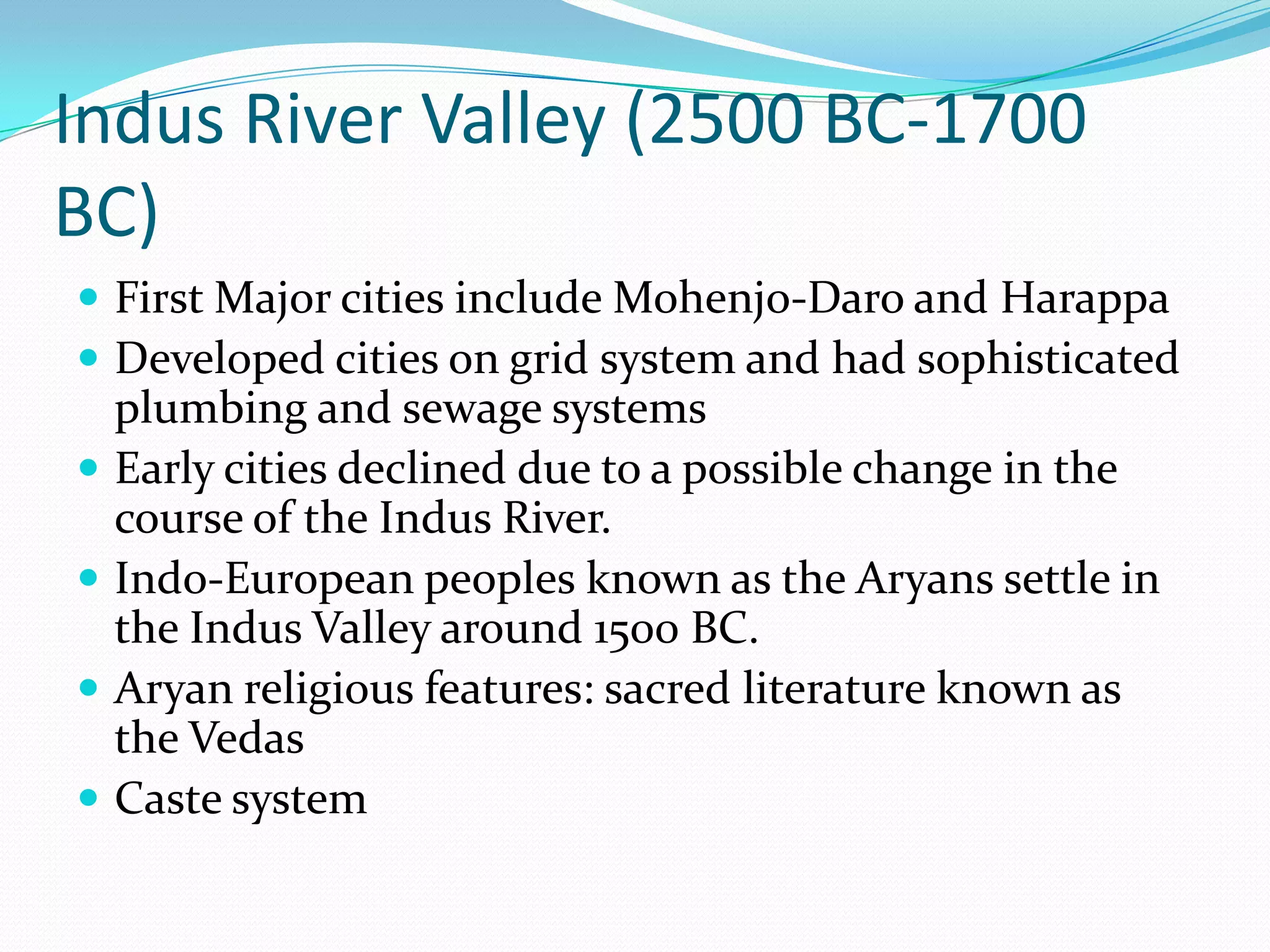 The river valley civilizations | PPTX