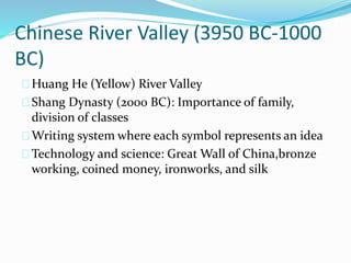 The river valley civilizations | PPTX
