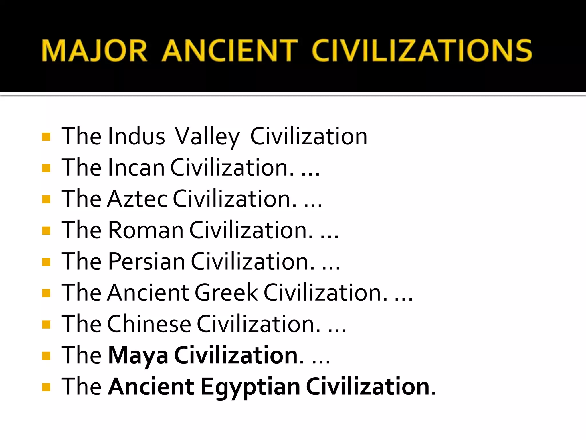 The river valley civilizations | PPT