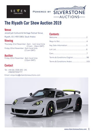 The riyadh car show auction 2019 22nd november 2019 | PDF