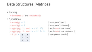 R language, an introduction | PPT
