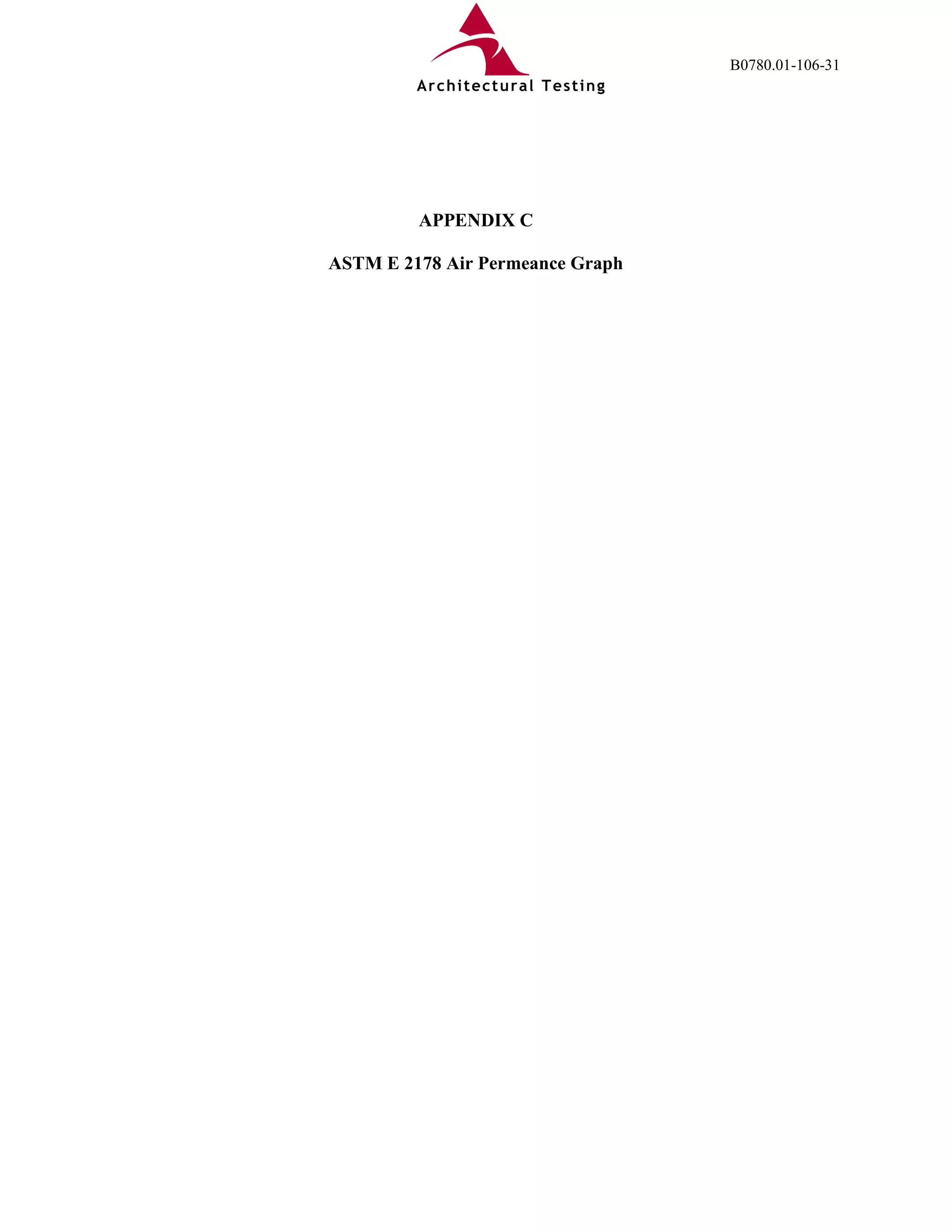 Therma cote air barrier test final report astm e 2178 | PDF