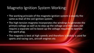Thermal Eng- Ignition Systems | PPTX | Green Vehicles | Auto Type