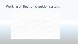 Thermal Eng- Ignition Systems | PPTX | Green Vehicles | Auto Type
