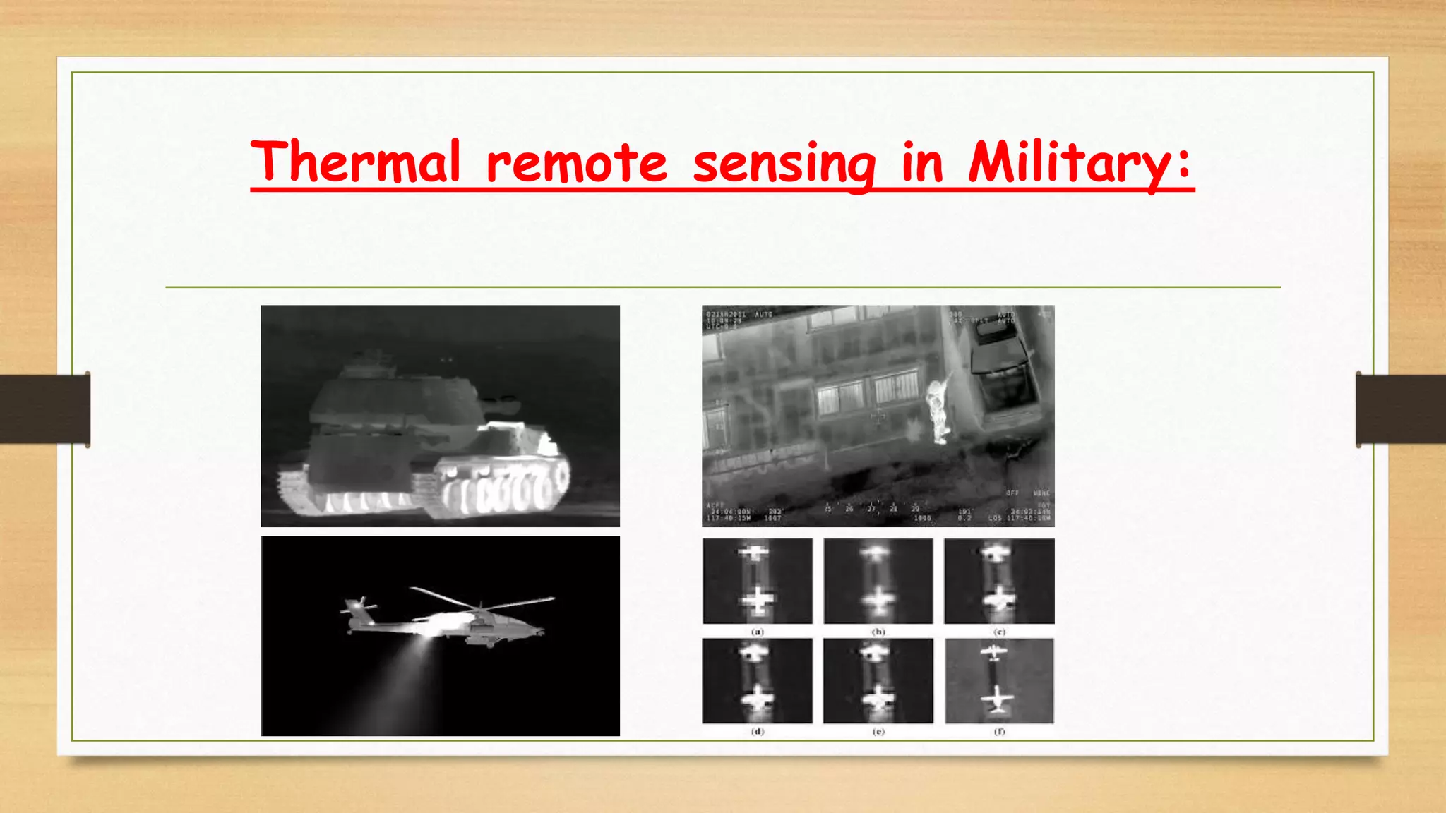 Thermal Remote Sensing | PDF