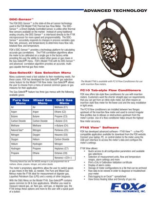 Thermal Mass Flow Meter for Oil & Gas Applications | PDF